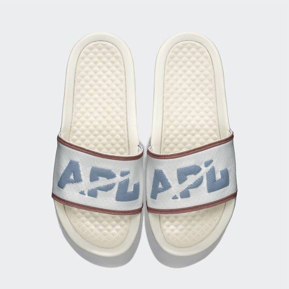 APL | Shoes | New Apl Womens Big Logo Techloom Slide In Ivoryforged ...